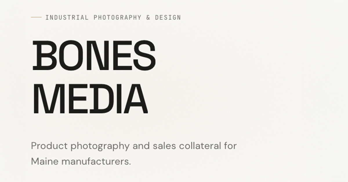 Bones Media | Web Design & Creative Studio